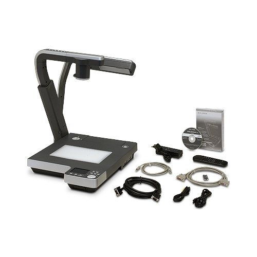 Elmo 9417-B P100 Digital Visual Presenter, Featuring a 3.5" LCD Monitor, Flexible Arm Function, 16x Optical Zoom and 4x Digital Zoom, Set Up Size 18" x 20.5" x 23.2", Black Finish