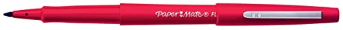 Papermate Flair fineliners (Medium, Red, Water-based ink, Metal)