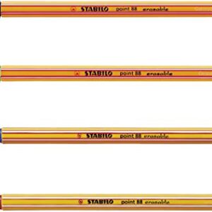 STABILO Fineliner point 88 - Wallet 4 x Erasables + 2 x ink Erasers + 4 Overwriters