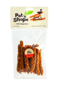 pet 'n shape duck 'n stix dog treats - 3 ounce