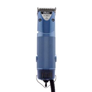 oster a5 hair clippers for dog, cat, and pet grooming with 2 speed settings and detachable blade, blue, 6.00 x 10.50 x 3.00 inch