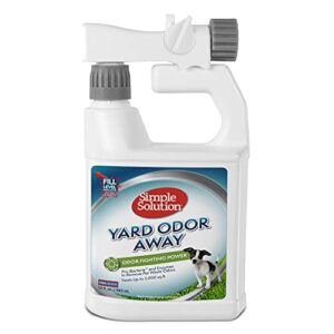 simple solution yard odor away! hose spray concentrate | pet odor eliminator for outdoors | 32 oz