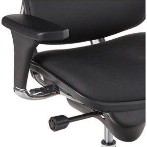 Ergohuman Ergonomic Executive Leather Chair, Black