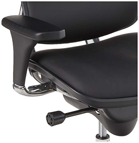 Ergohuman Ergonomic Executive Leather Chair, Black