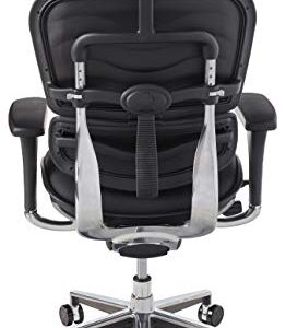 Ergohuman Ergonomic Executive Leather Chair, Black