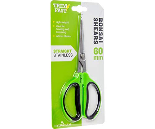 Hydrofarm HGBS600, 60 mm Bonsai Shears, Green