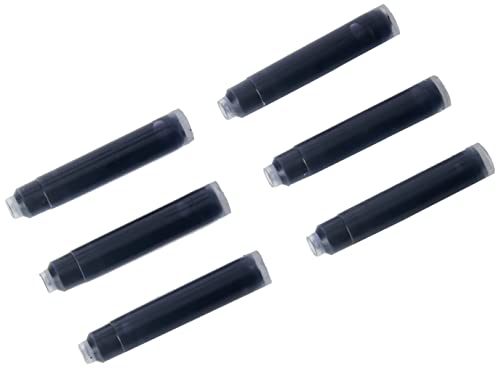 rOtring Fountain Pen, ArtPen, Replacement Ink Cartridges, 6-pack - S0194751,Black