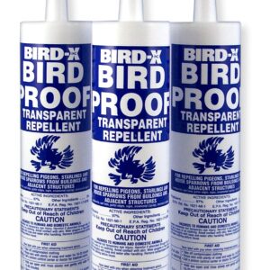 Bird-X Bird-Proof® Gel Bird Repellent, Trial Kit of 3 Tubes