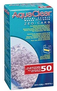 aquaclear 50 zeo-carb filter insert, aquarium filter replacement media, a614