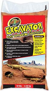 zoo med excavator clay burrowing substrate, 10 pounds