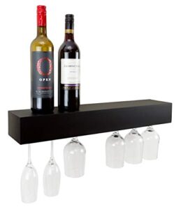 kiera grace retro wine-racks, 15 lbs, black