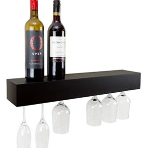 Kiera Grace Retro Wine-Racks, 15 lbs, Black