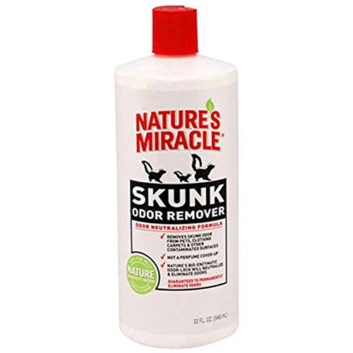 Nature’s Miracle Skunk Odor Remover 32 Ounces, Odor Neutralizing Formula, Pour - HG-5123