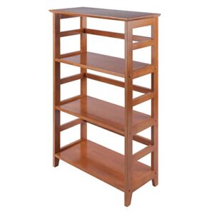 winsome wood studio shelving, honey