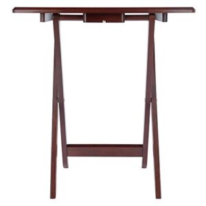 Winsome Oversize Snack Table Set, Walnut