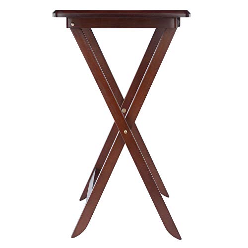 Winsome Oversize Snack Table Set, Walnut