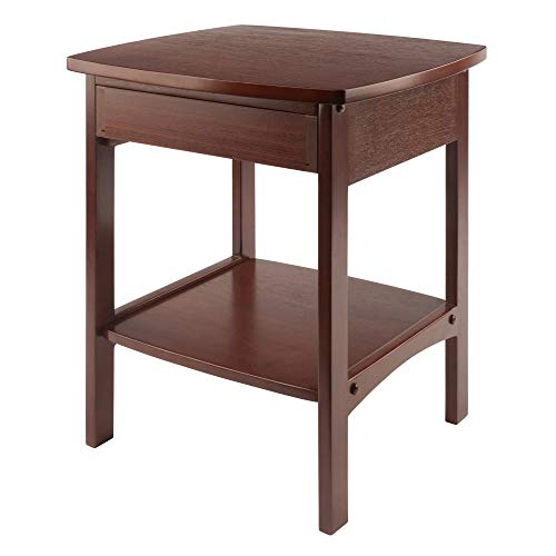 Winsome Wood Claire Accent Table, Walnut