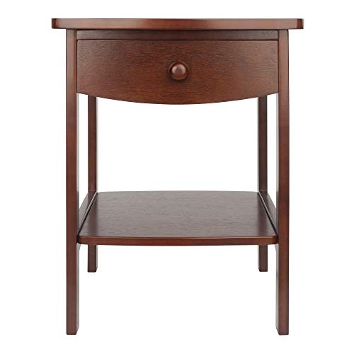 Winsome Wood Claire Accent Table, Walnut