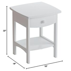 Winsome Wood Claire Accent Table, White