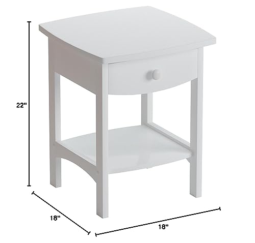 Winsome Wood Claire Accent Table, White