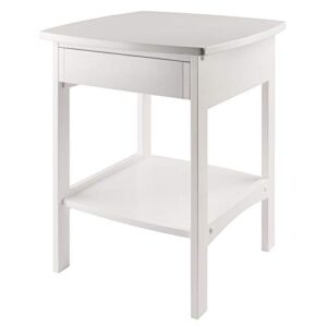 Winsome Wood Claire Accent Table, White