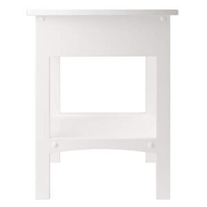 Winsome Wood Claire Accent Table, White