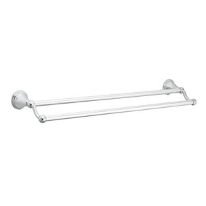 moen, chrome dn8422ch preston 24-inch bathroom double -towel bar