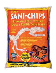 t-rex reptile terrarium substrate - sani-chips aspen 10 qt bag