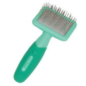 coastal pet li'l pals dog slicker brush with coated tips - dog grooming brush for small breeds & puppies - one size