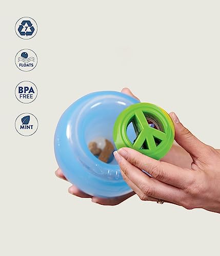 Planet Dog Orbee-Tuff Snoop Interactive Treat Dispensing Dog Toy, Large, Blue