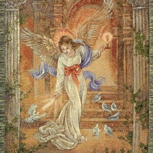 Manual 50 x 60-Inch Tapestry Throw, Angel of Light,Bedroom