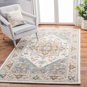 SAFAVIEH Heritage Collection Runner Rug - 2'3" x 8', Red, Handmade Traditional Oriental Wool, Ideal for High Traffic Areas in Living Room, Bedroom (HG625A)