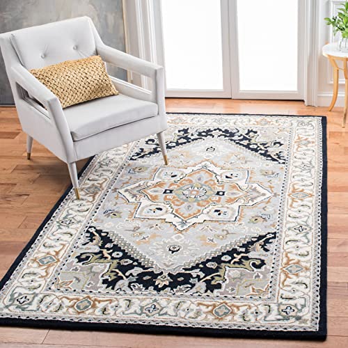 SAFAVIEH Heritage Collection Runner Rug - 2'3" x 8', Red, Handmade Traditional Oriental Wool, Ideal for High Traffic Areas in Living Room, Bedroom (HG625A)