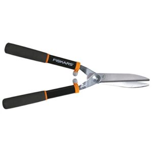 fiskars 391911-1002 power lever 8-inch hedge shears, pack of 1