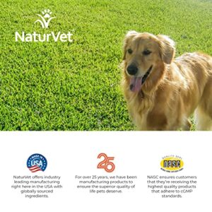 NaturVet GrassSaver| Wafers for Dogs – Help Keep Grass Green, Rid Your Lawn of Yellow Patches Caused by Dog Urine| No More Yellow Spots| DL-Methionine & Enzymes – 300 Ct