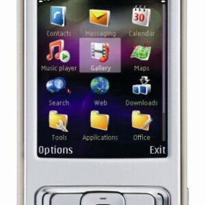 Nokia N95 Unlocked Cell Phone with 5 MP Camera, International 3G, Wi-Fi, GPS, MP3/Video Player, MicroSD Slot--International Version with Warranty (Silver/Plum)