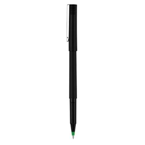 UNI 60154 Uni-Ball Roller Pen Rollerball, Green, Micro 12 pk