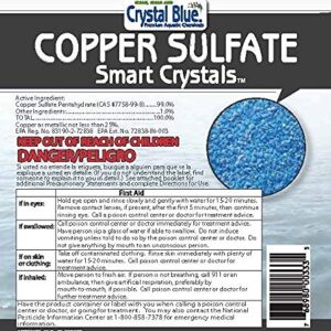 Crystal Blue Copper Sulfate Algaecide - Granular Aquatic Grade Copper Sulfate for Pond Algae Control - 5 Pounds