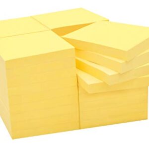 Post-it Notes, Canary, Recyclable 3 in x 3 in, Canary Yellow