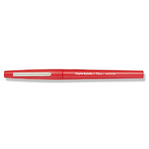 Paper Mate Flair Original Fibre Tip Pen Medium 1.0mm Pack of 12