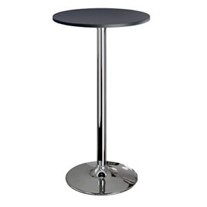 winsome spectrum-pub-table, black & chrome