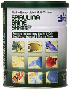 hikari bio-pure freeze dried spirulina brine shrimp cubes for pets, 1.76-ounce