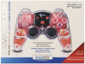 ps2 lava glow 2.4 ghz rf wireless controller