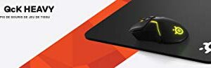 SteelSeries QcK Gaming Mouse Pad - Large Thick Cloth - Peak Tracking and Stability - Optimized For Gaming Sensors