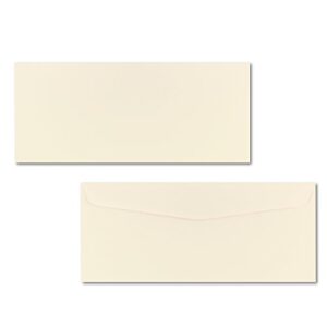 Neenah Paper Classic Crest #10 Envelope, Commercial Flap, Gummed Closure, 4.13 X 9.5, Baronial Ivory, 500/box