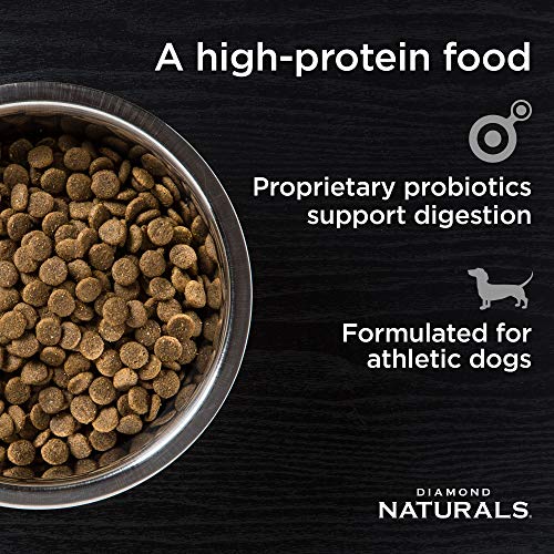 Diamond Naturals Extreme Athlete High Protein Real Meat Recipe Dry Dog Food 40 Pound (Pack of 1)