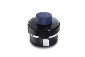 lamy lt52blbk bottle ink, blue black lt52blbk