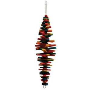 zoo-max cocotte bird toy, large, 32 x 6-inch