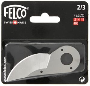 felco hand pruner replacement blade (2/3) for felco hand pruner models: f2, f4 & f11 - spare cutting blade for garden pruning shears & bypass clippers (single pack)