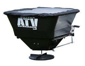 buyers products atvs100 atv all-purpose broadcast spreader 100 lbs. capacity with rain cover , black